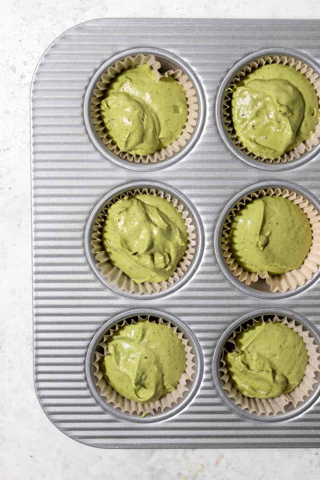 Matcha Cupcakes with Green Tea Frosting – Dollop of Dough