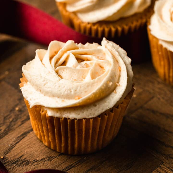 Easy Brown Sugar Cupcakes – Dollop of Dough