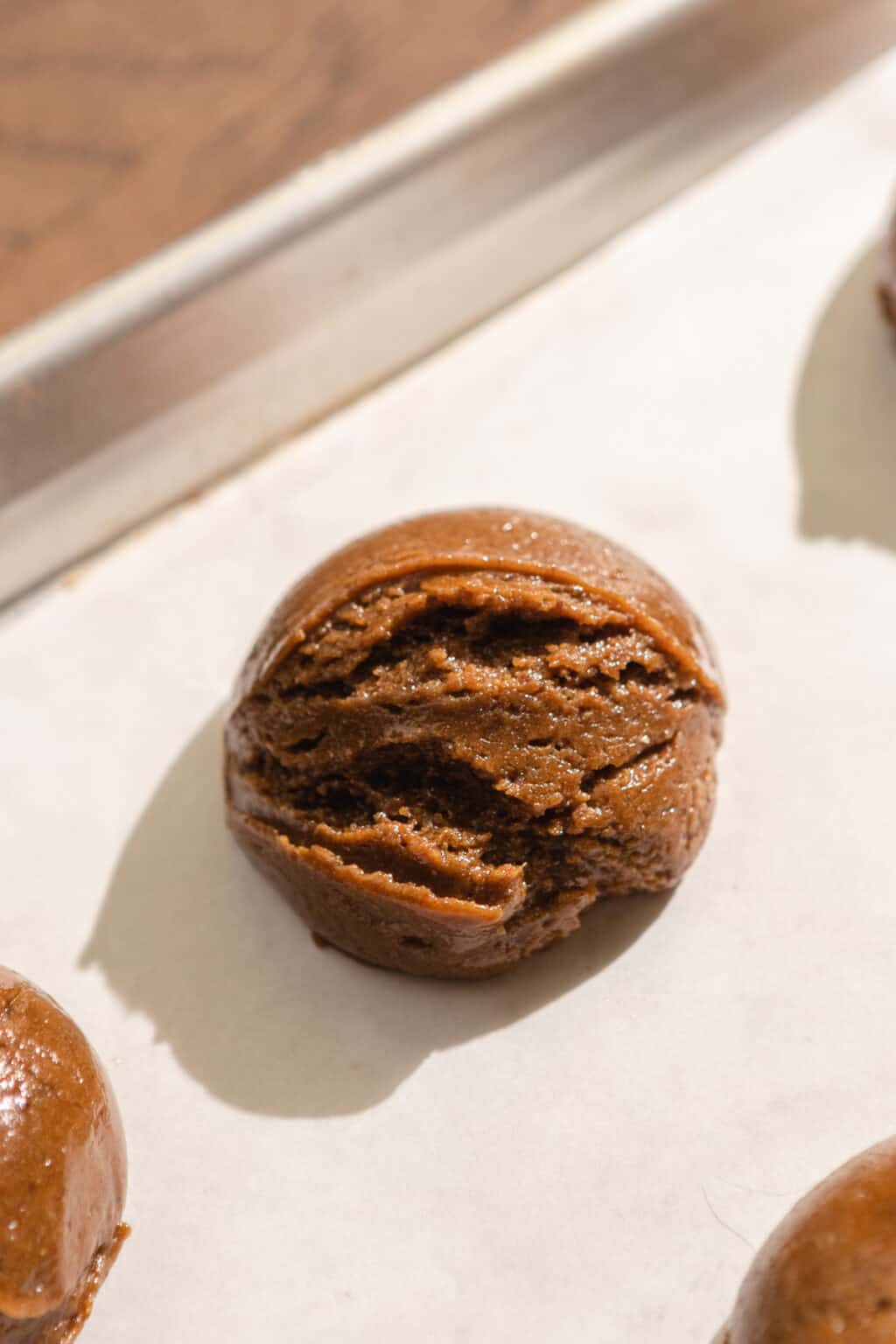 Chewy Molasses Crinkle Cookies – Dollop of Dough