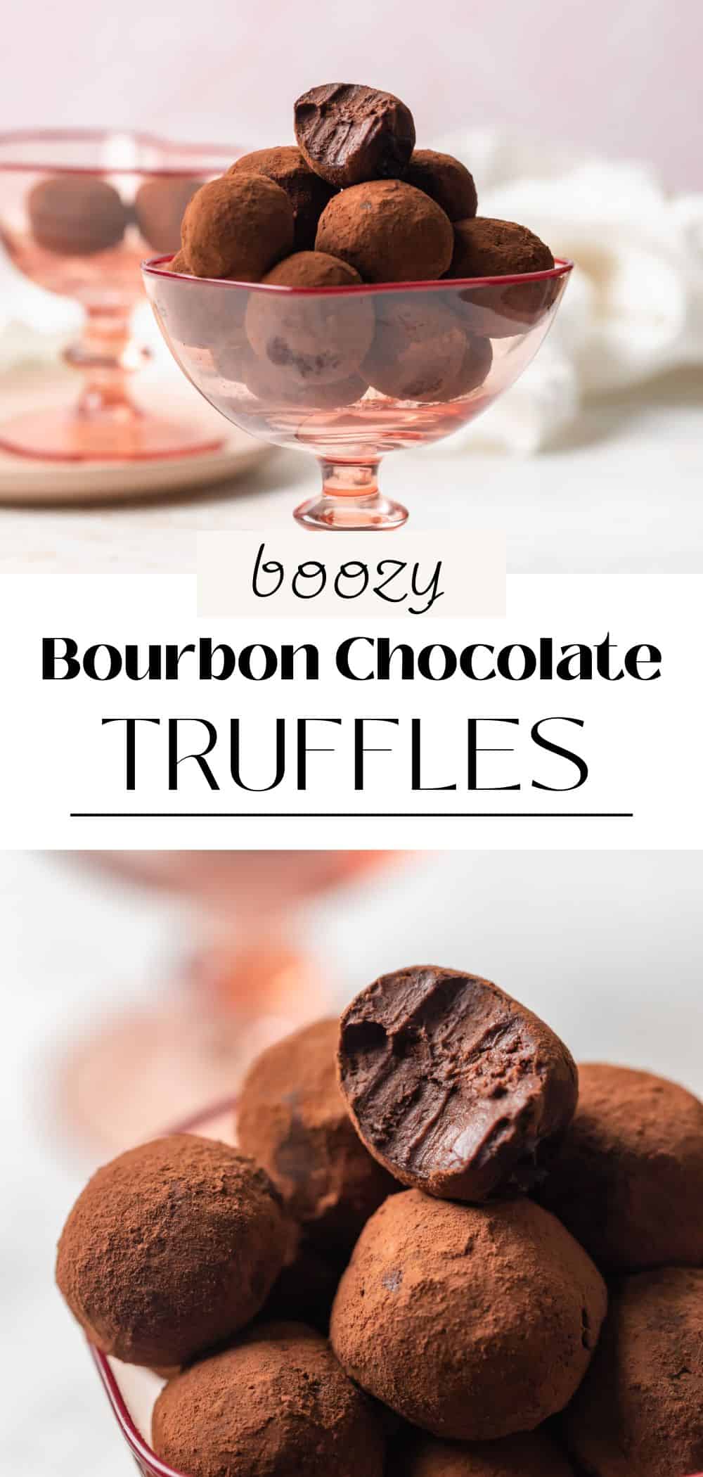 Boozy Bourbon Chocolate Truffles – Dollop of Dough