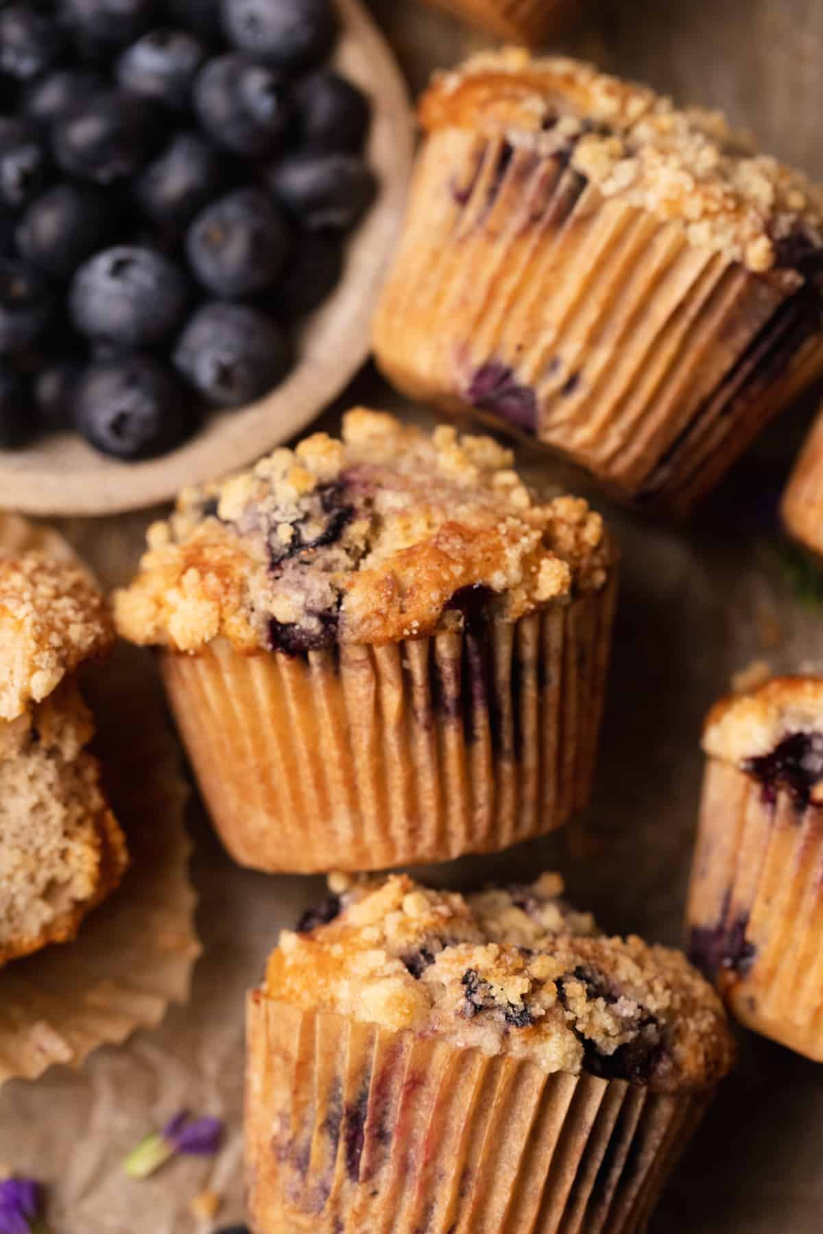 Small Batch Blueberry Muffins Dollop Of Dough