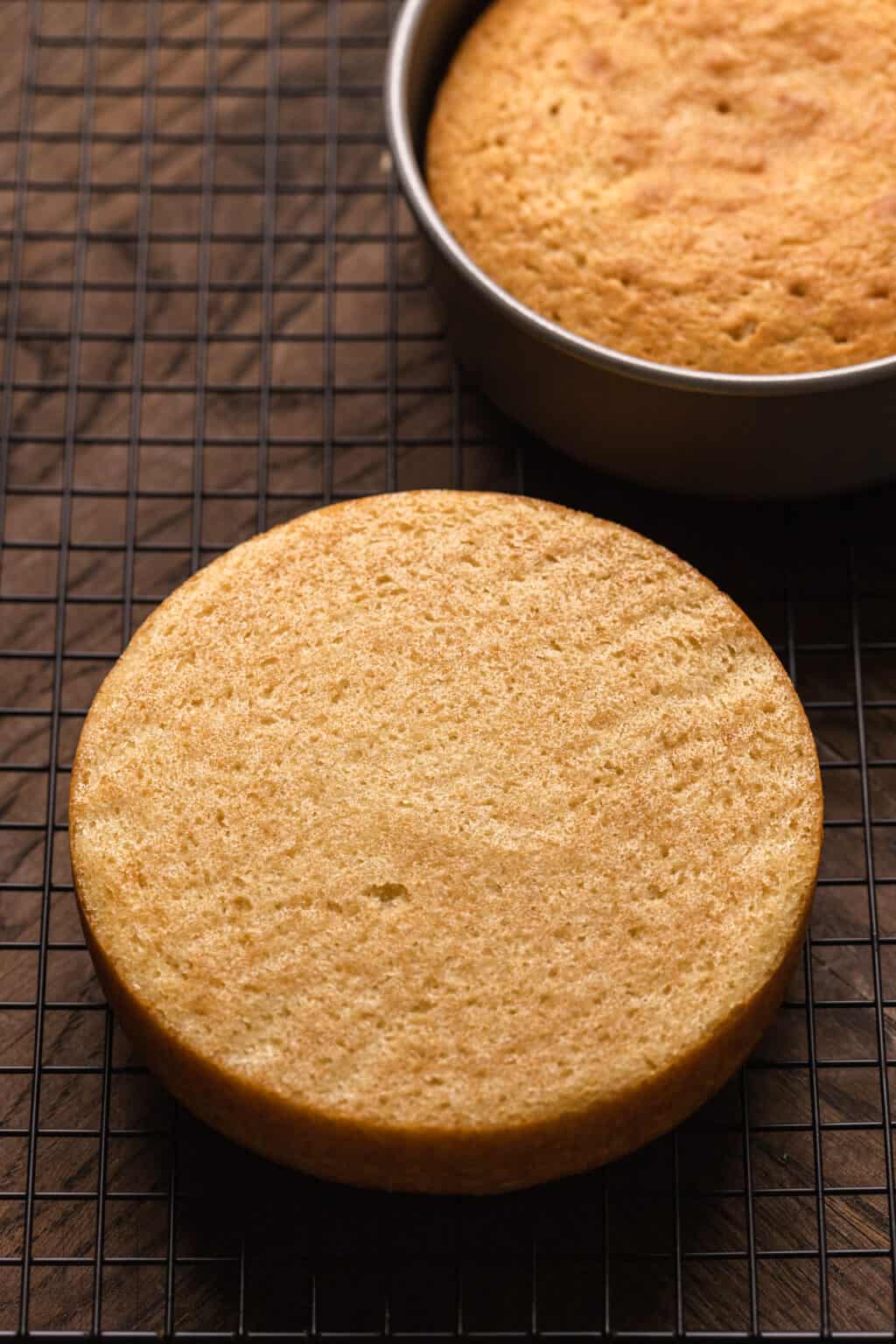 Small Vanilla Cake Recipe (6-inch Layer Cake) – Dollop of Dough