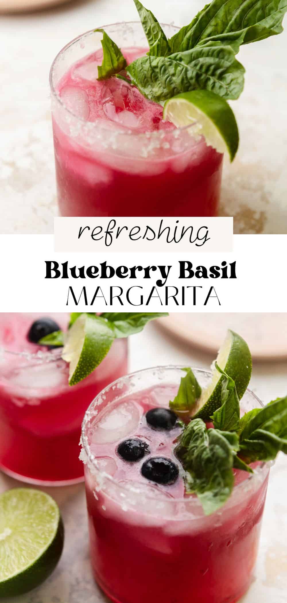 Blueberry Basil Margarita – Dollop of Dough