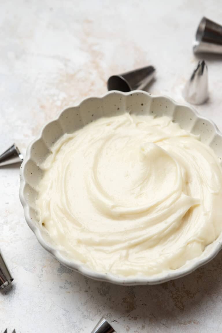 Cream Cheese Frosting without Butter – Dollop of Dough