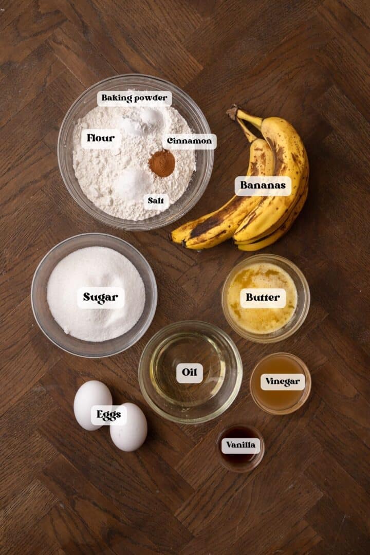 Easy Banana Bread without Baking Soda – Dollop of Dough