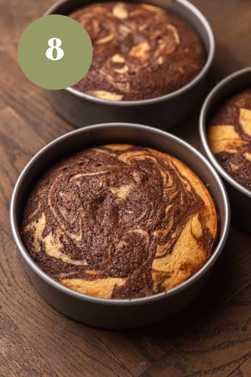 Marble Cake with Vanilla Buttercream Frosting – Dollop of Dough