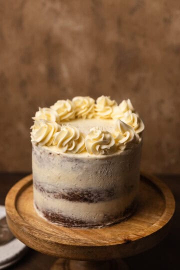 Marble Cake with Vanilla Buttercream Frosting – Dollop of Dough