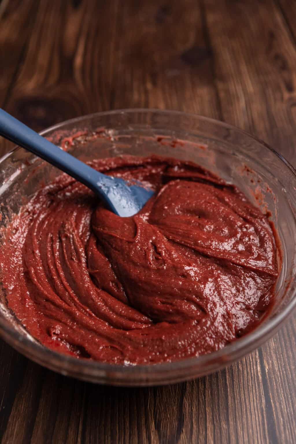 Red Velvet Muffins with Cream Cheese Swirl – Dollop of Dough