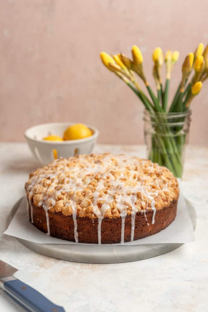 Easy Lemon Crunch Cake – Dollop of Dough
