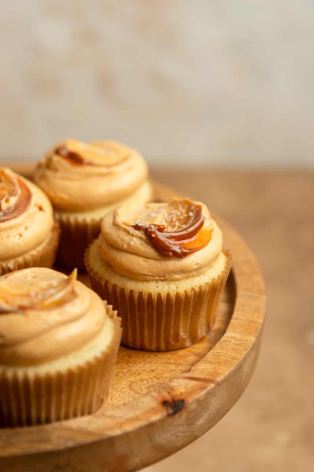 Dulce de Leche Cupcakes (with Dulce de Leche Filling) – Dollop of Dough